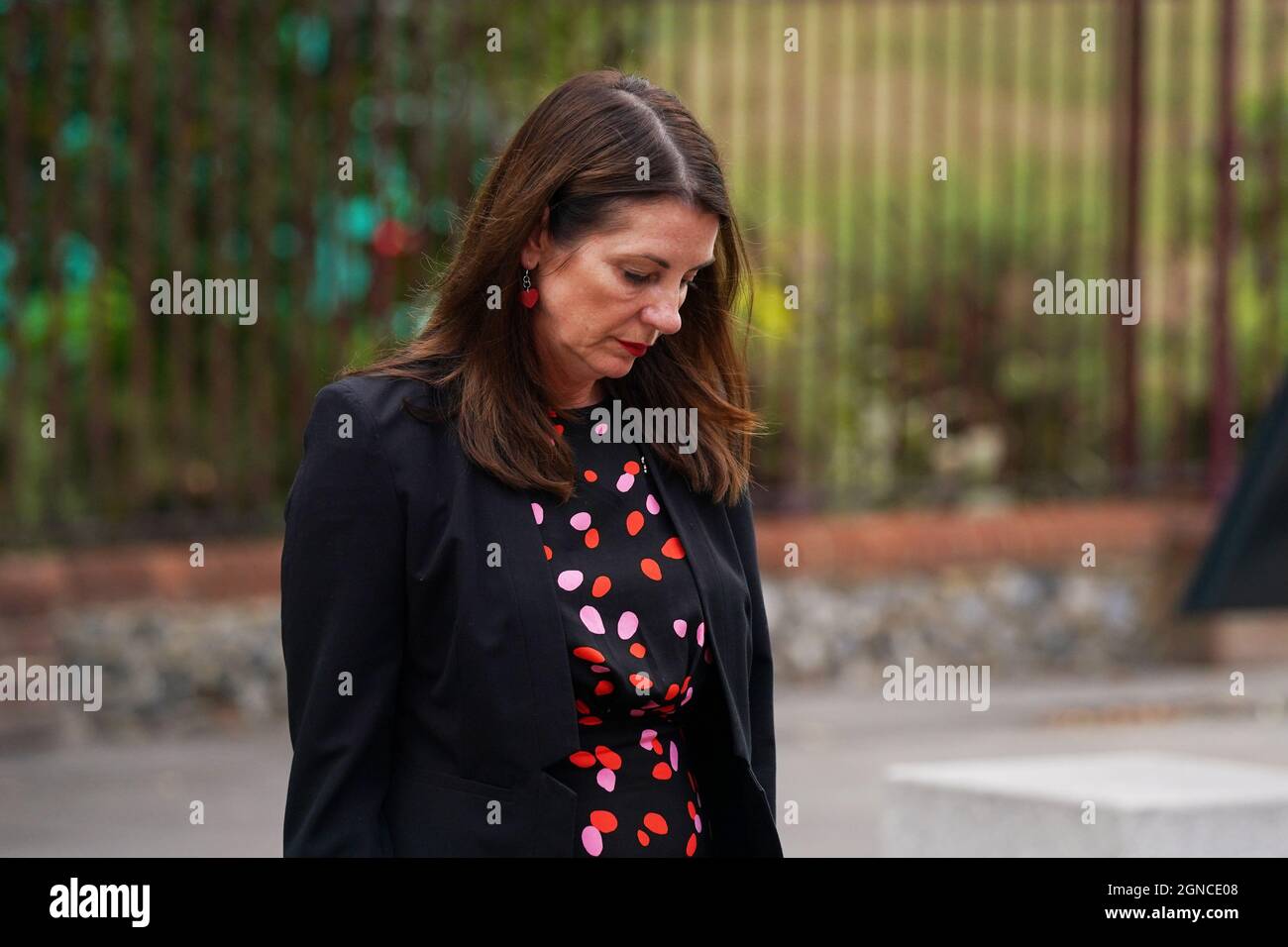 Amanda Stephens, die Mutter von Olly Stephens, vor dem Crown Court in ...