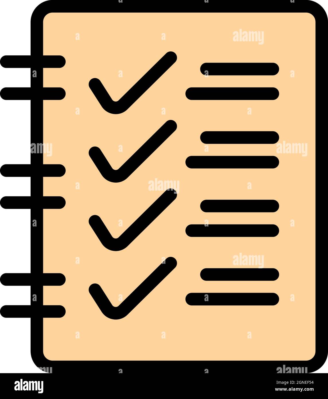 Symbol „To-Do-Liste“. Umriss To Do-Liste Erleben Sie Vektorsymbole ...