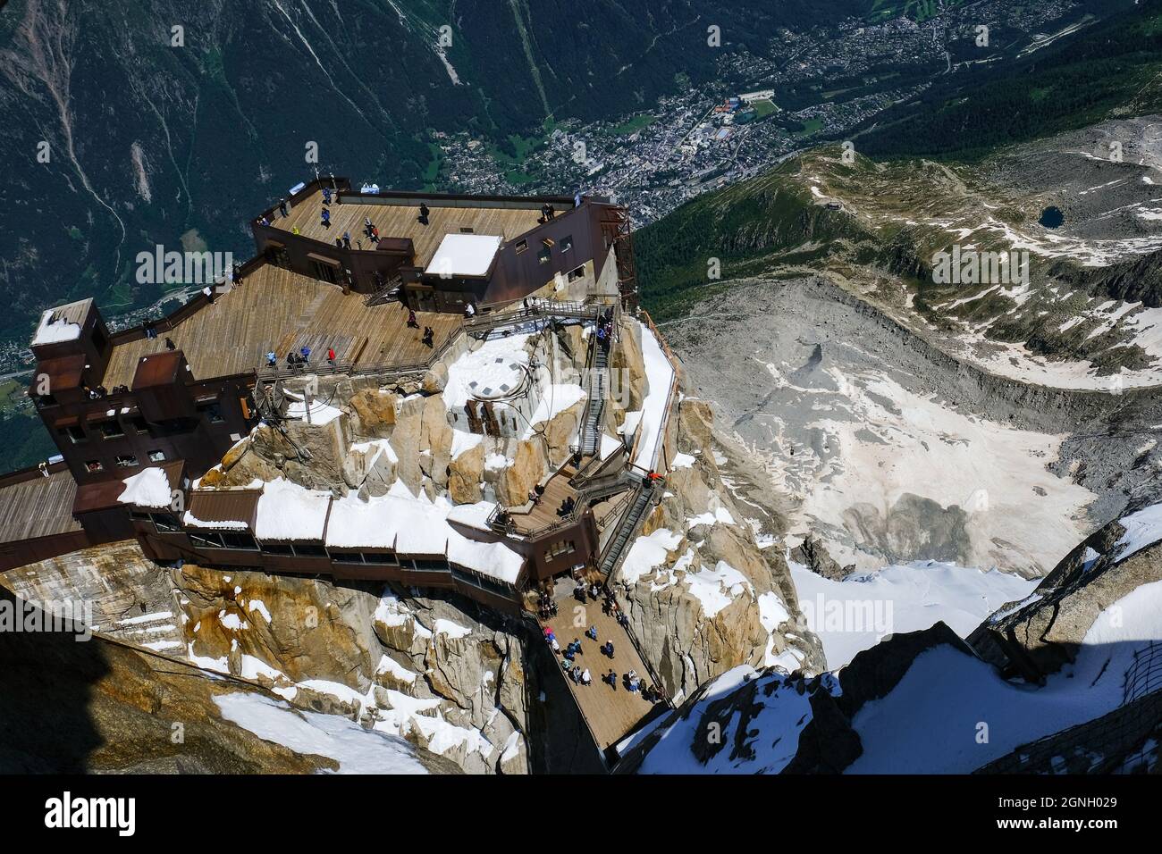 The aiguille du midi skywalk -Fotos und -Bildmaterial in hoher Auflösung – Alamy