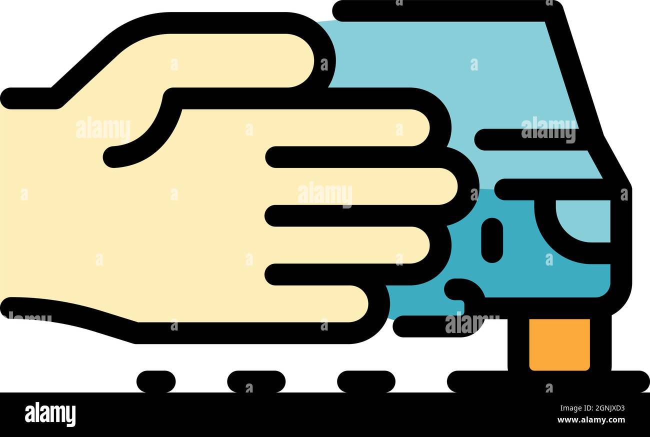 Hitchhiker thumb Stock-Vektorgrafiken kaufen - Alamy