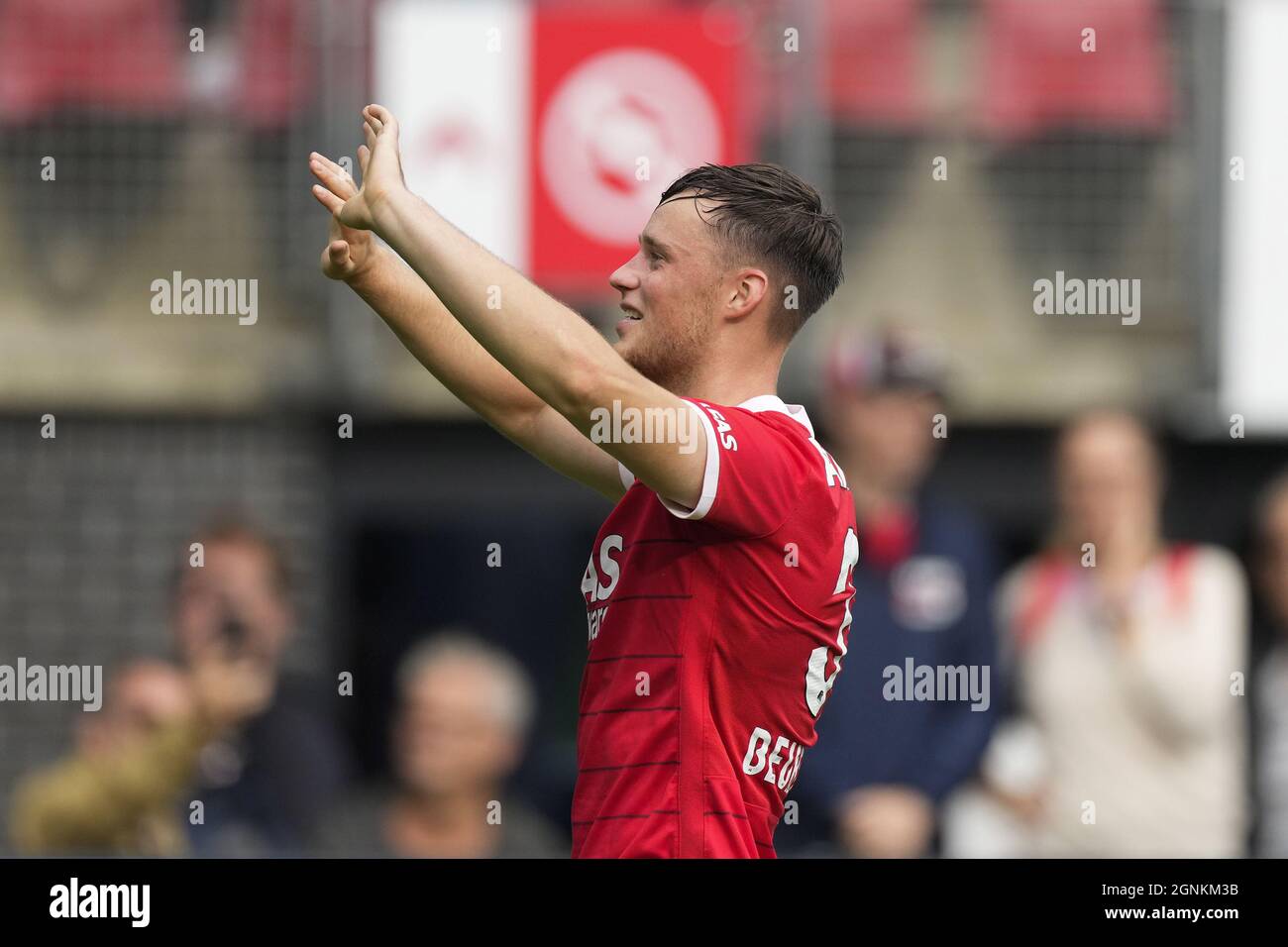 ALKMAAR, 26-09-2021 , AFAS Stadion, Fußball, Niederländische Eredivisie ...