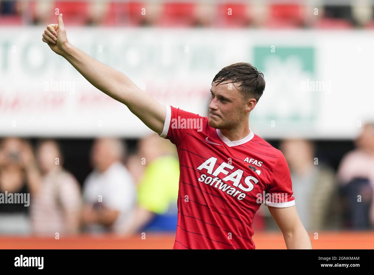 ALKMAAR, 26-09-2021 , AFAS Stadion, Fußball, Niederländische Eredivisie ...