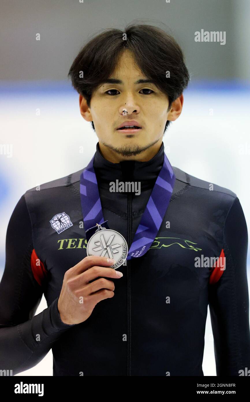 Nagano, Japan. September 2021. Teppei Kikuchi Short Track Skating : die ...