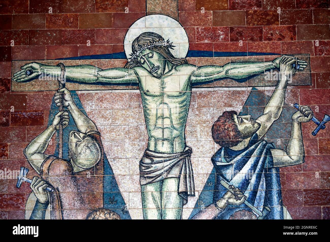 Jesus Ist Ans Kreuz Genagelt Stockfotos und -bilder Kaufen - Alamy