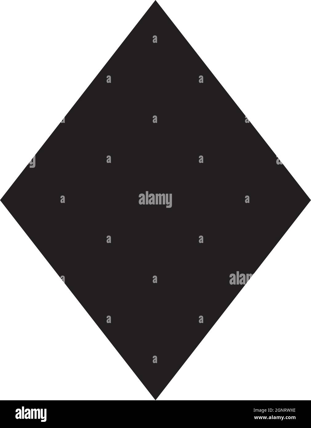 Rhombus-Form Symbol Vektor-Symbol für kreative Grafik-Design ui-Element ...