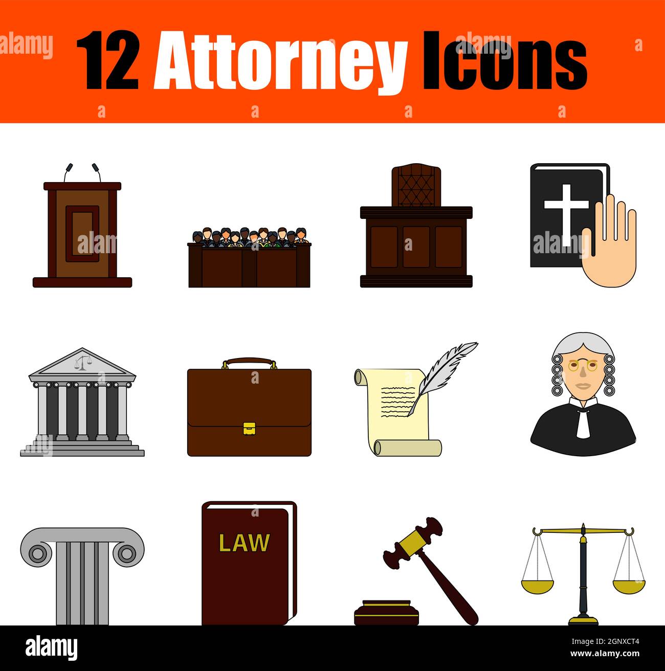 Anwalt und justiz Stock-Vektorgrafiken kaufen - Alamy