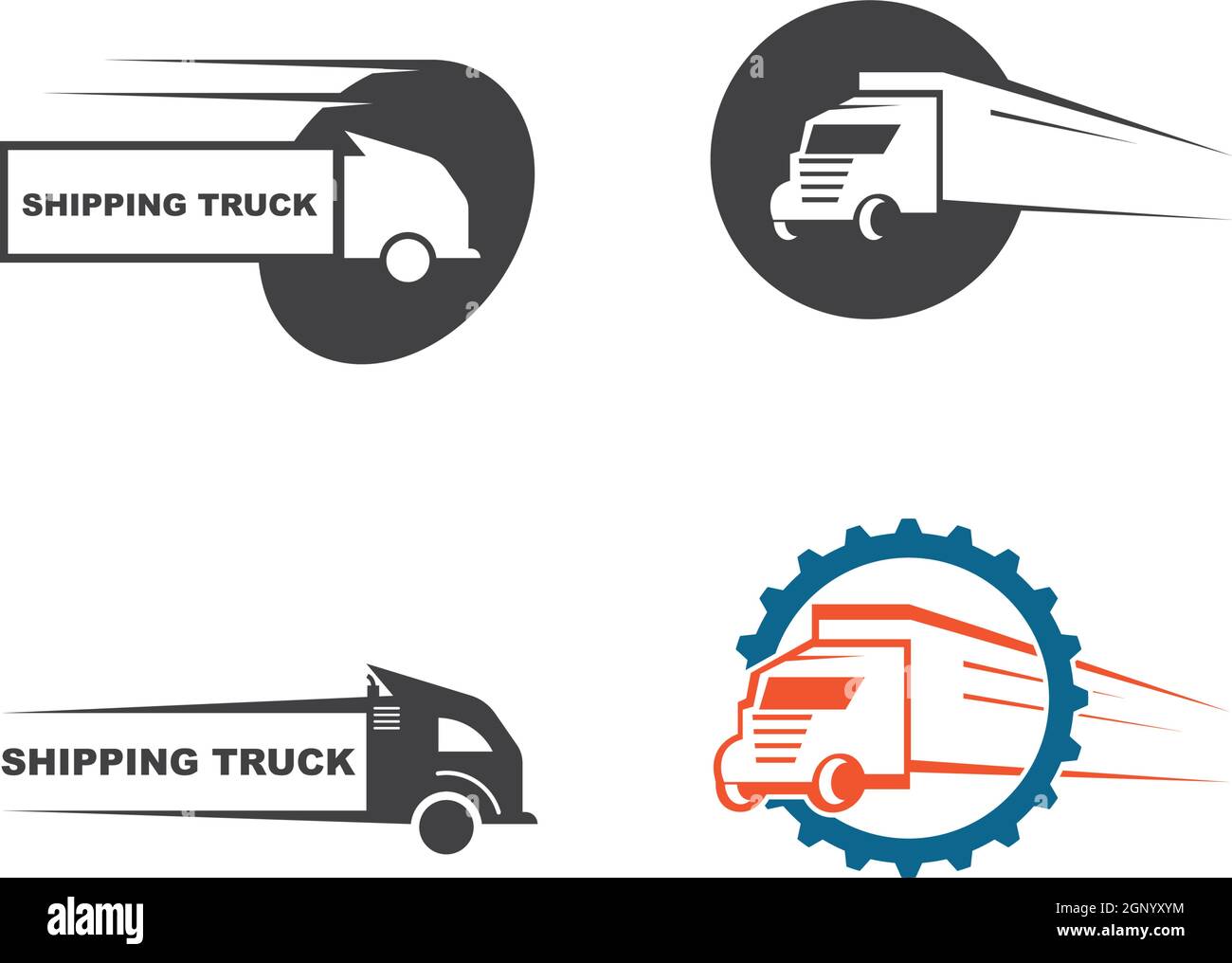 Logo lkw Stock-Vektorgrafiken kaufen - Alamy