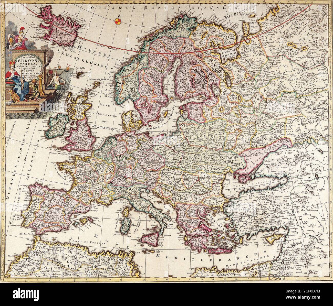 Karte von europa 1700 -Fotos und -Bildmaterial in hoher Auflösung – Alamy