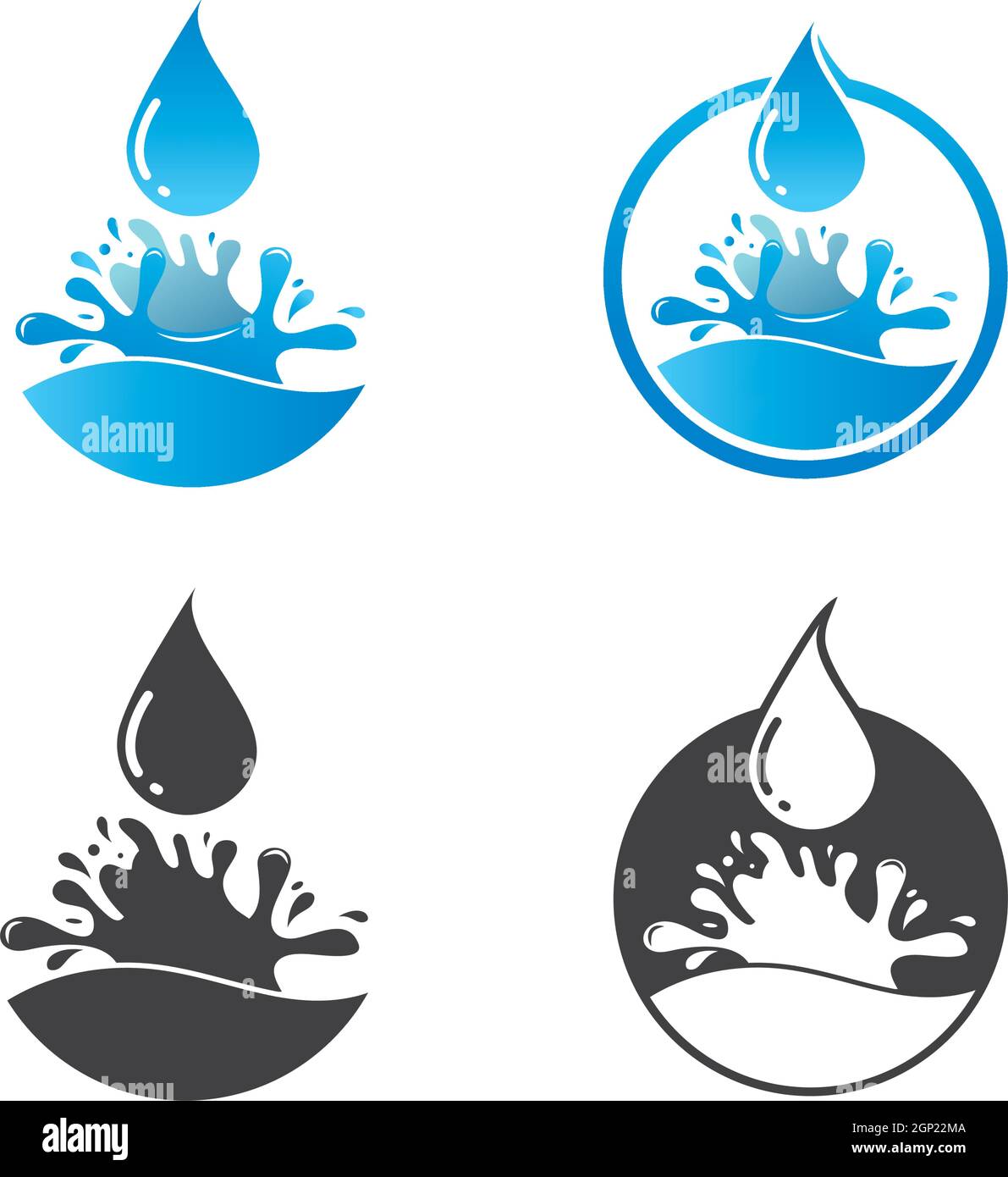 Water logo design -Fotos und -Bildmaterial in hoher Auflösung – Alamy