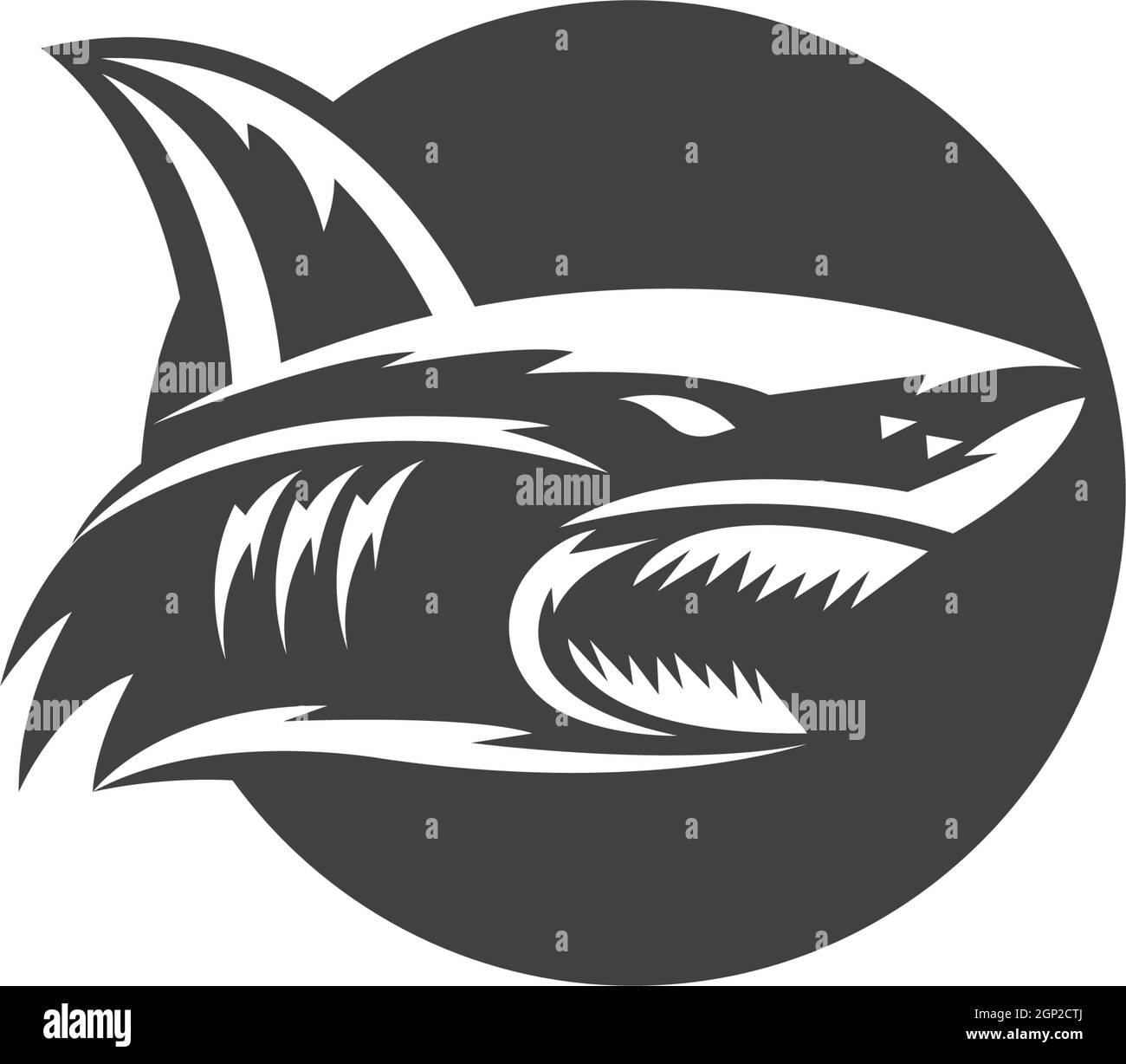 Shark fin tail Stock-Vektorgrafiken kaufen - Alamy