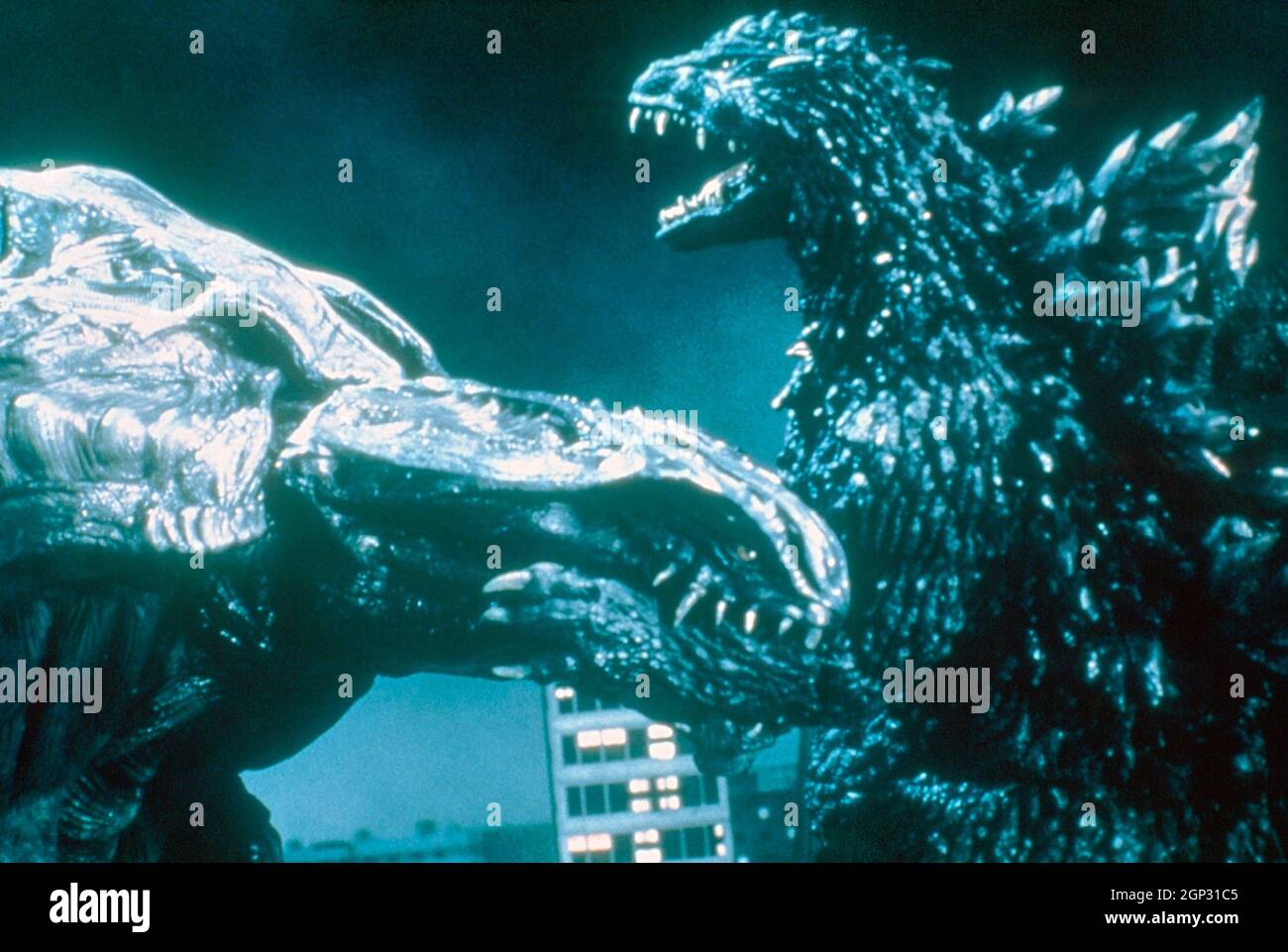 GODZILLA 2000, (aka GOJIRA NI-SEN MIRENIAMU), von links: Orga, Godzilla ...