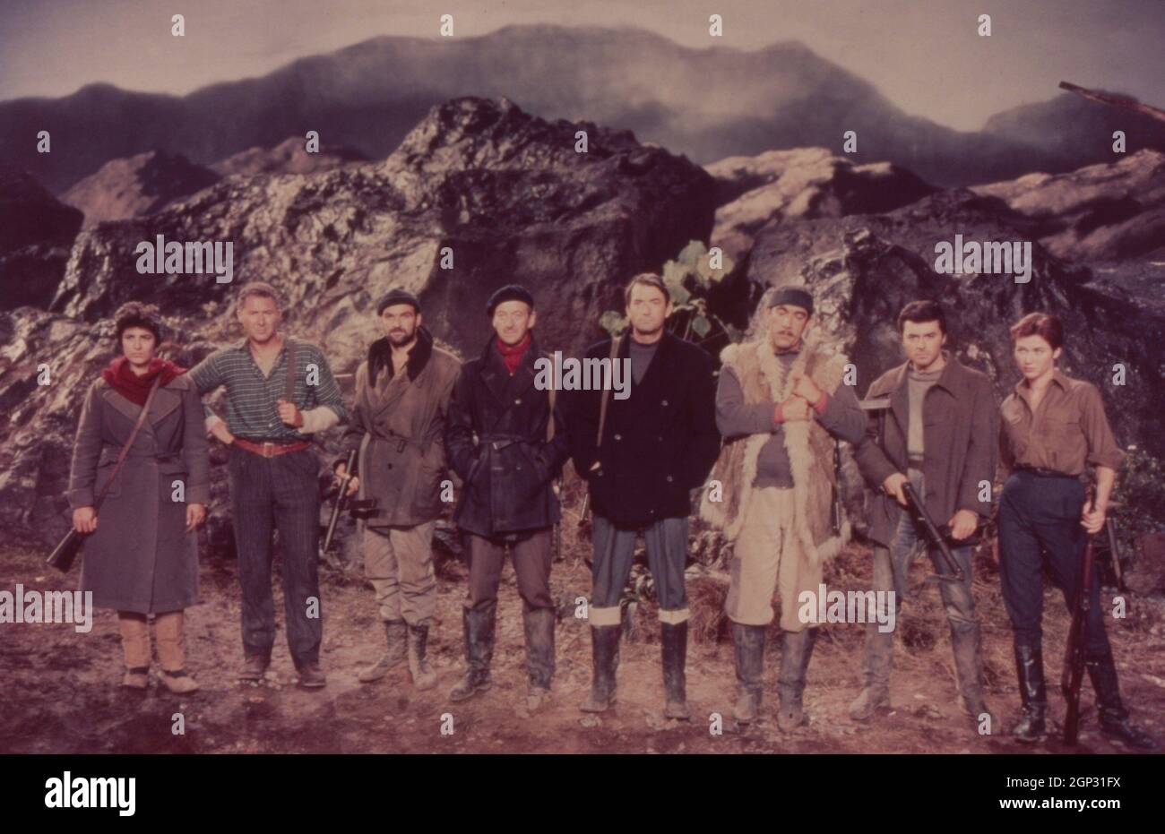 DIE WAFFEN VON NAVARONE, von links: Irene Papas, Anthony Quayle ...