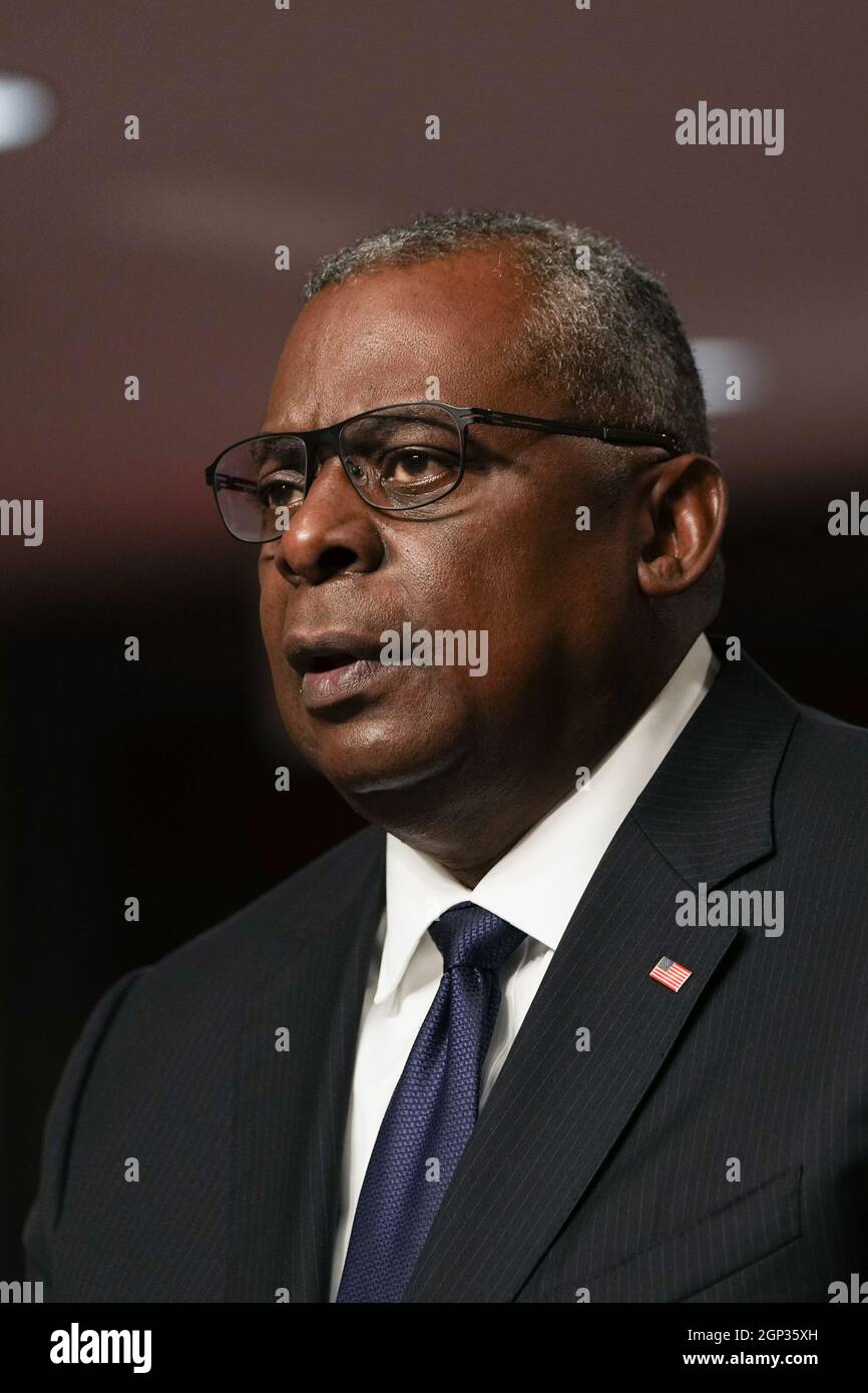 Washington, USA. September 2021. Verteidigungsminister Lloyd Austin III ...