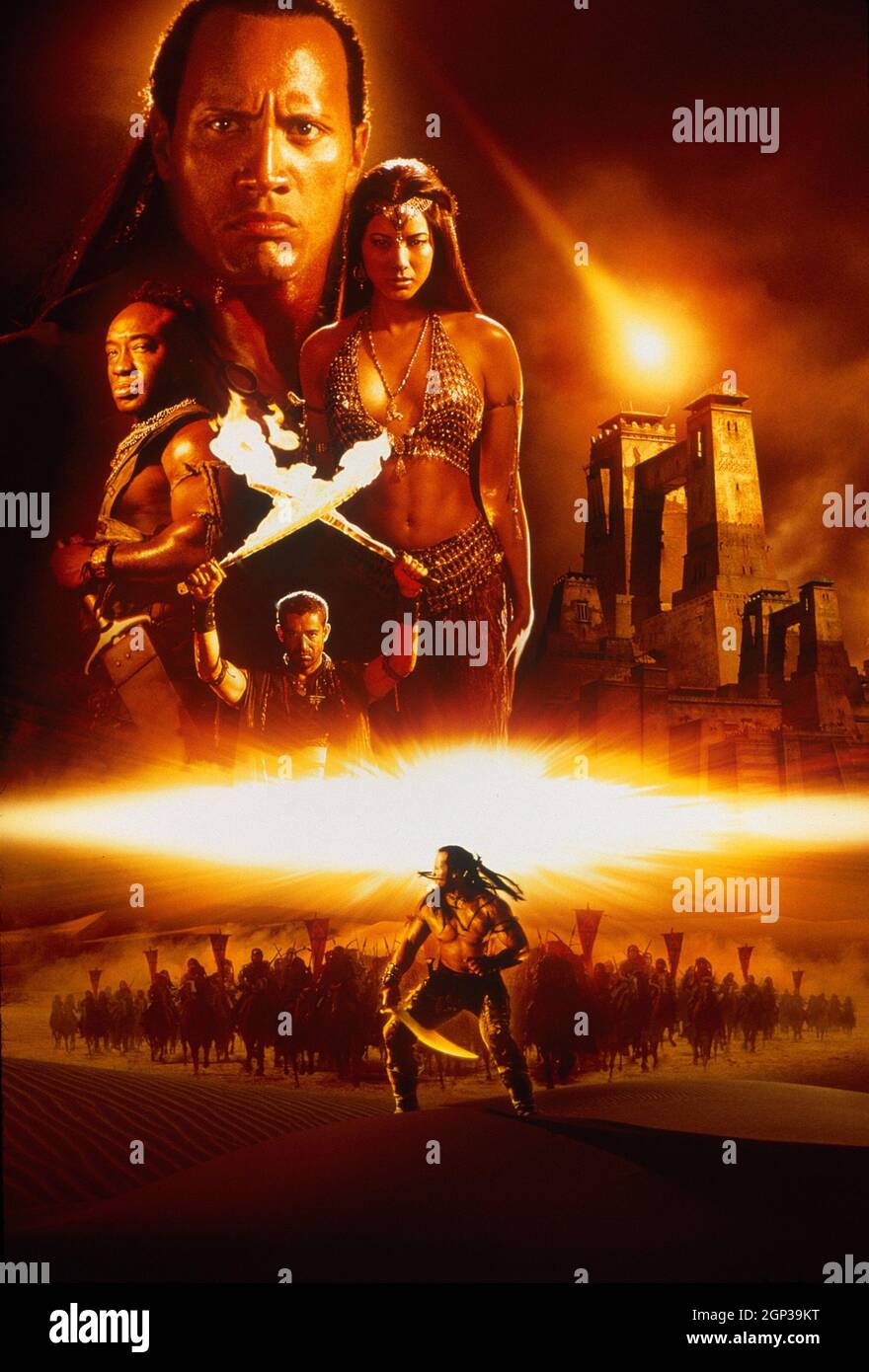 SCORPION KING, The Rock, (aka Dwayne Johnson), Michael Clarke Duncan, Kelly Hu, 2002 ...