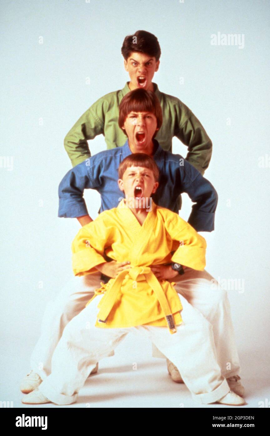 DREI NINJAS TRETEN ZURÜCK (aka 3 NINJAS TRETEN ZURÜCK), von oben: Sean ...