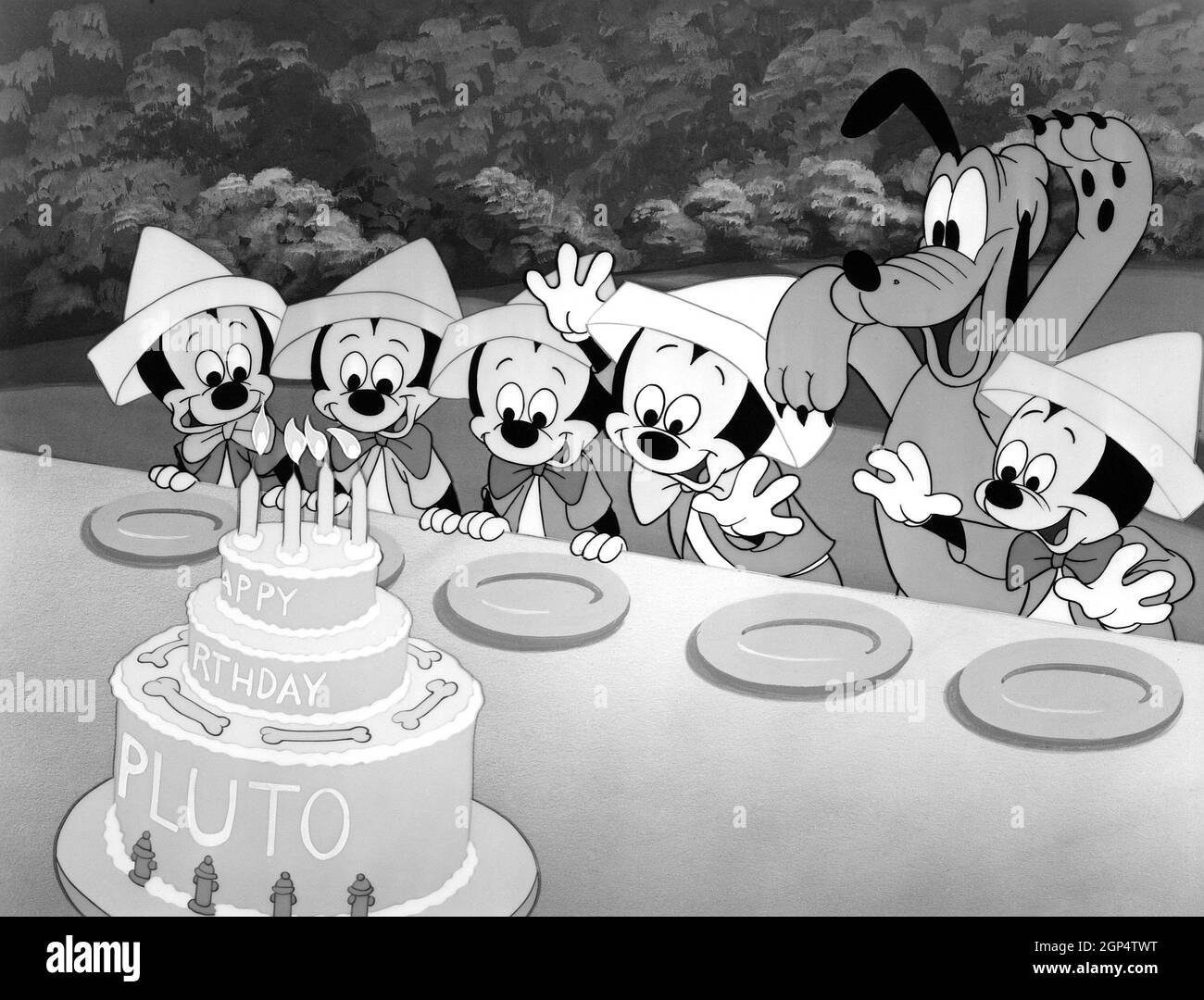 PLUTO'S PARTEI, Pluto (von Pinto Colvig geäußert), 1952. ©Walt Disney ...