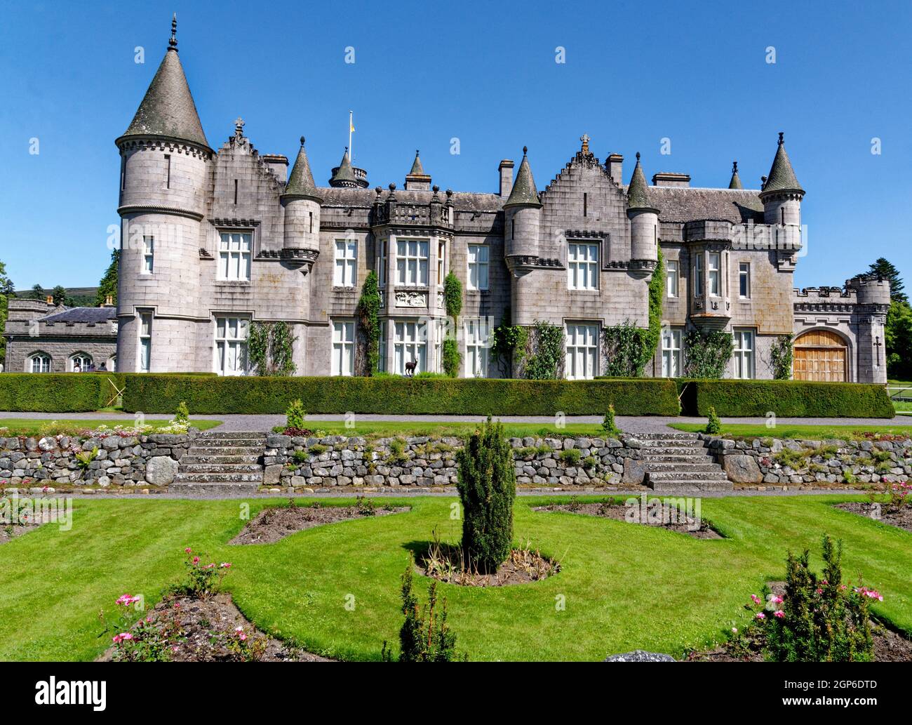 Balmoral Scottish Royal Scots baronial Revival style Castle and grounds ...
