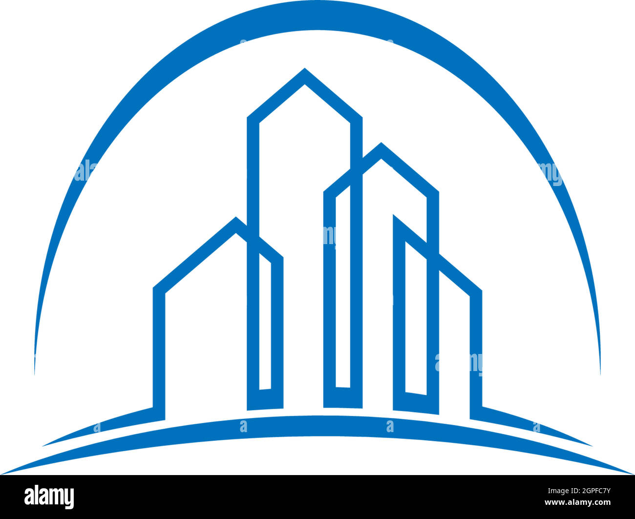 Hausbau logo Stock-Vektorgrafiken kaufen - Alamy