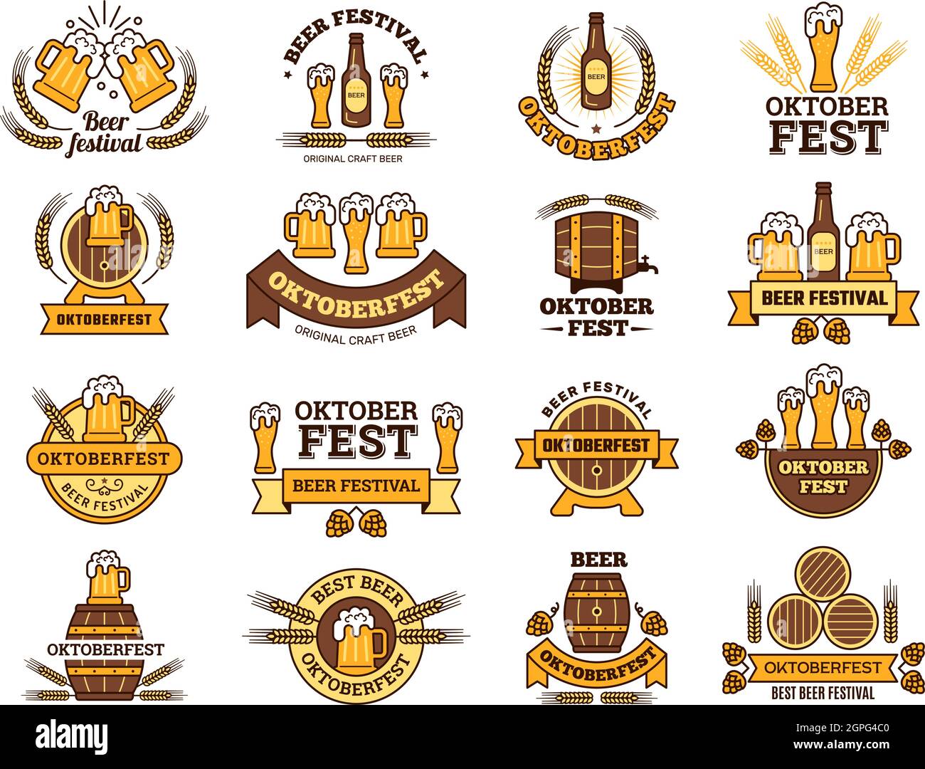 Oktoberfest Logo Stockfotos und -bilder Kaufen - Alamy