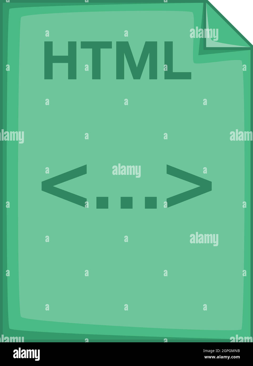 Html icon cartoon style -Fotos und -Bildmaterial in hoher Auflösung – Alamy