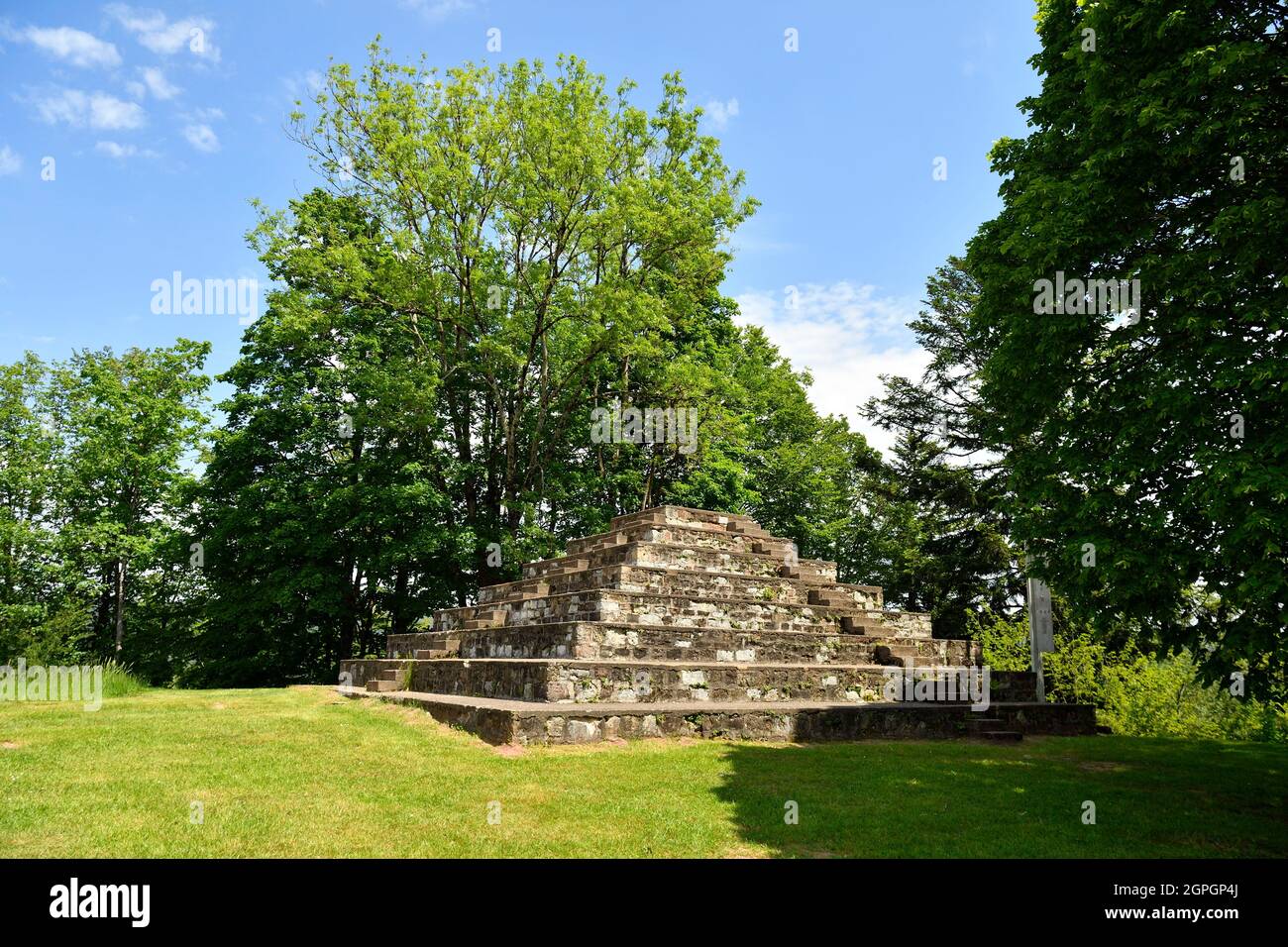 Frankreich, Haute Saone, Ronchamp, Architekturwerk von Le Corbusier ...