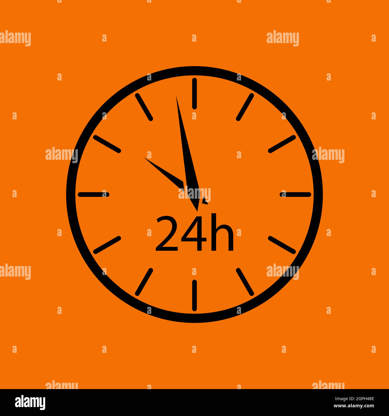 24 stunden Stock-Vektorgrafiken kaufen - Alamy