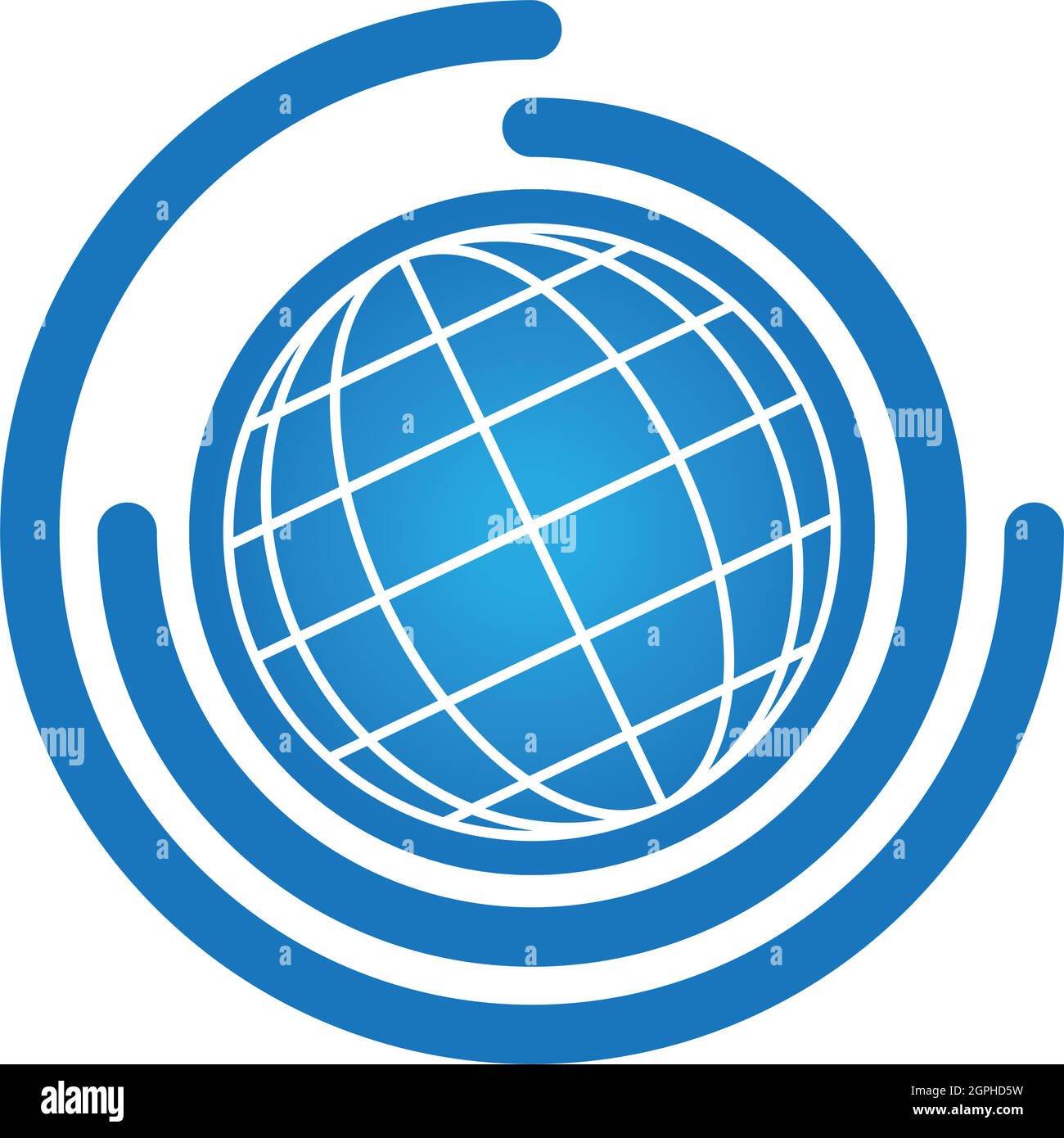 Globus, Erde und Kreise, Erdkugel, Recycling, Logo, Symbol Stock-Vektorgrafik - Alamy