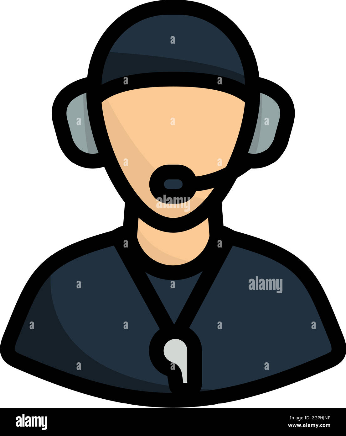 Headset halten Stock-Vektorgrafiken kaufen - Alamy