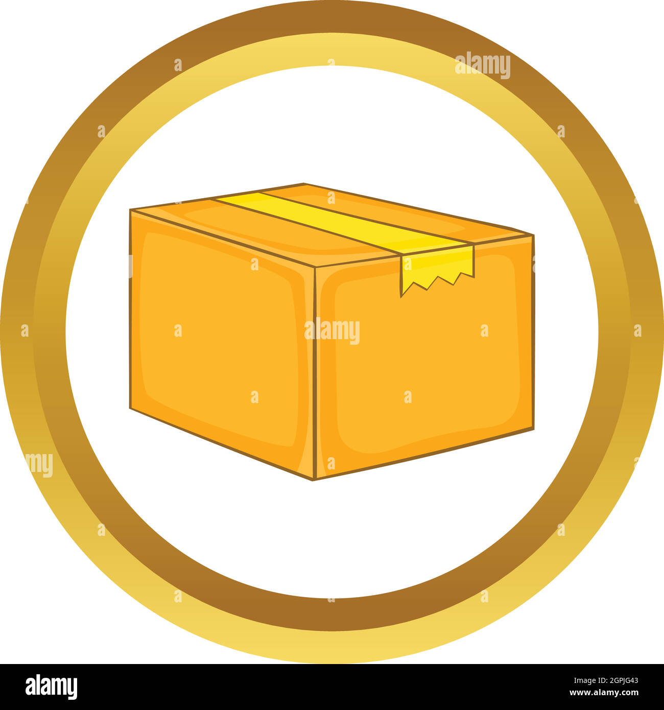 Karton Vektor icon Stock-Vektorgrafik - Alamy