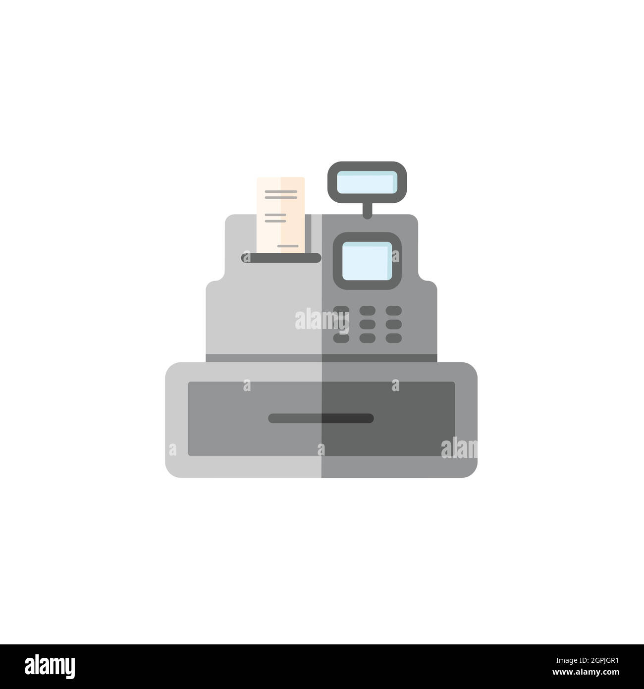 Cash register cartoon Stock-Vektorgrafiken kaufen - Alamy