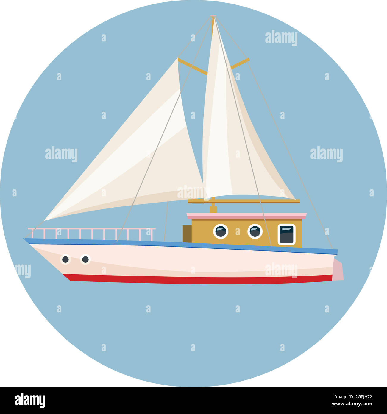 Speed boat icon cartoon style -Fotos und -Bildmaterial in hoher ...