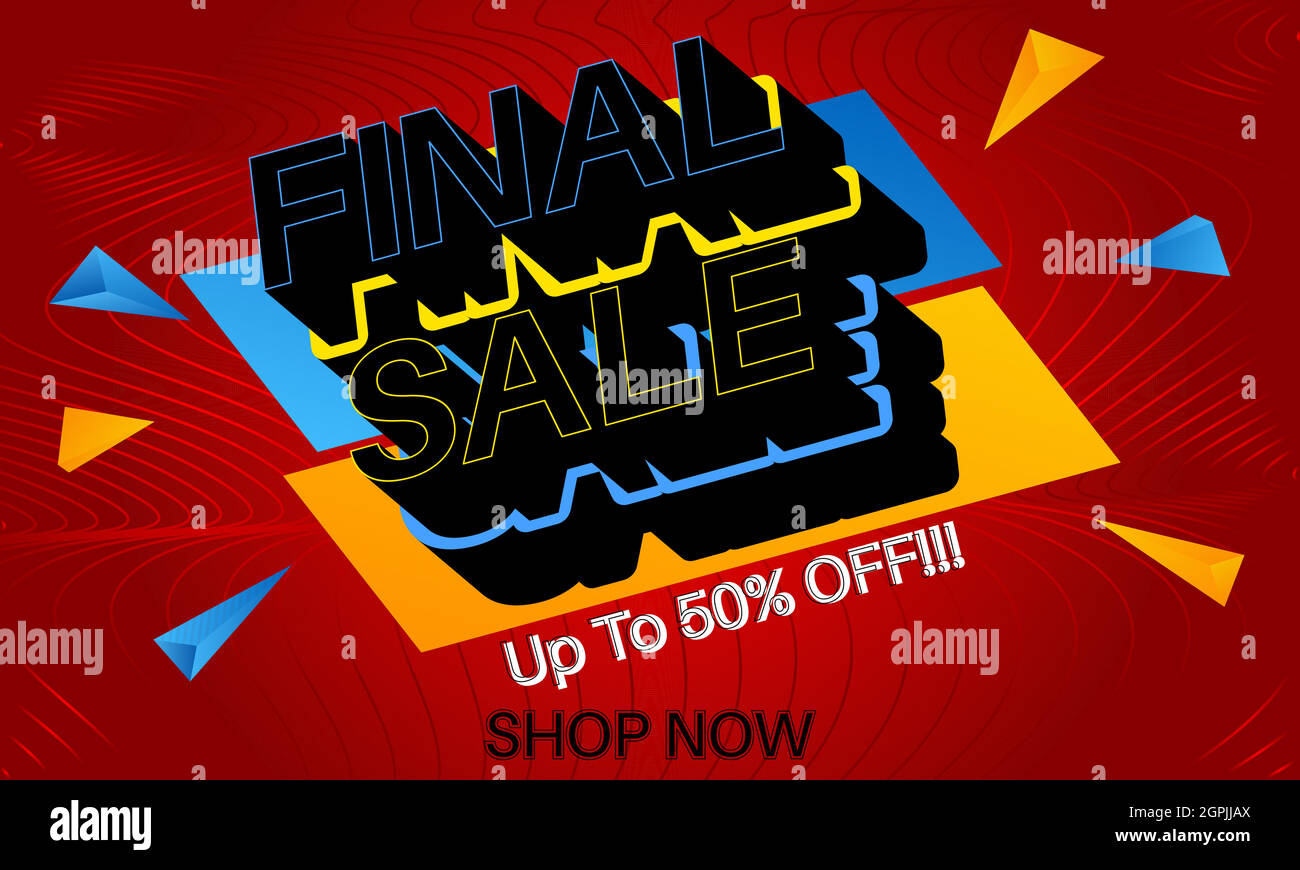 Großes finale Stock-Vektorgrafiken kaufen - Alamy