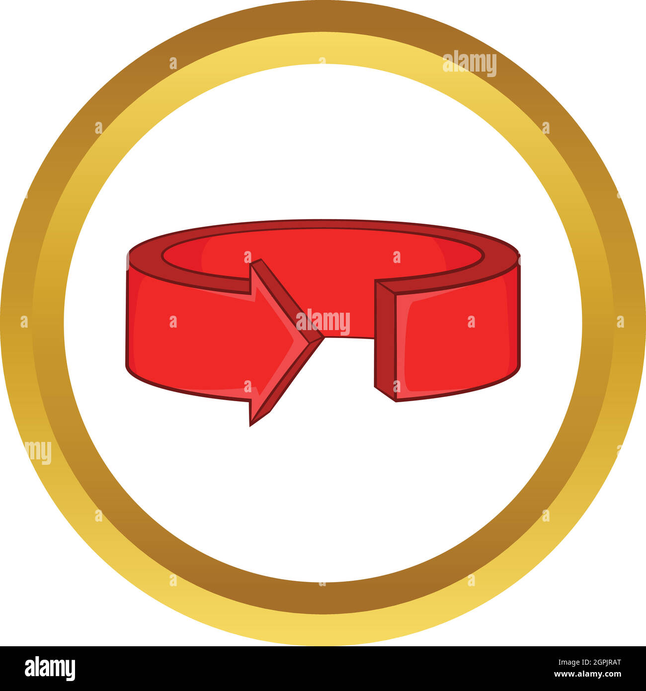 Runder pfeil Stock-Vektorgrafiken kaufen - Alamy