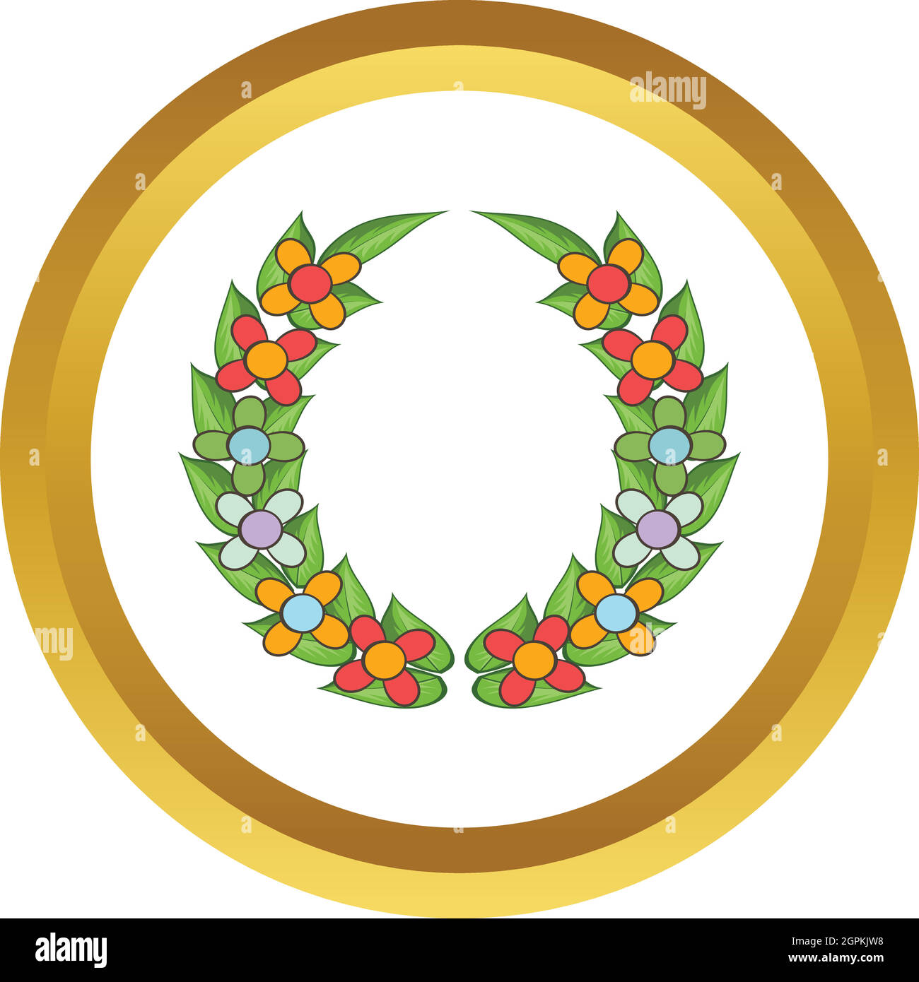 Kranz symbol Stock-Vektorgrafiken kaufen - Alamy