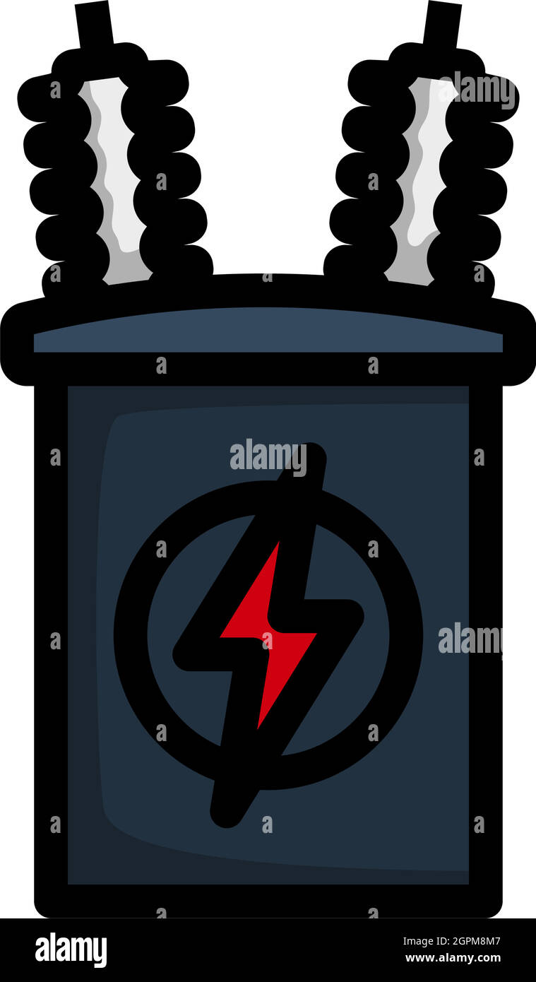 Elektrischer transformator Stock-Vektorgrafiken kaufen - Alamy