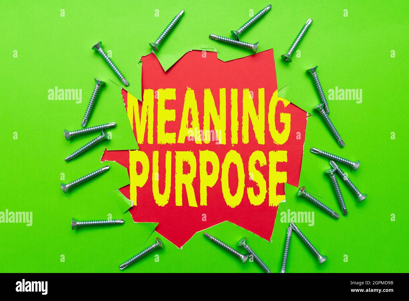 Inspiration zeigt Zeichen Bedeutung Zweck. Business-Showcase der Grund ...