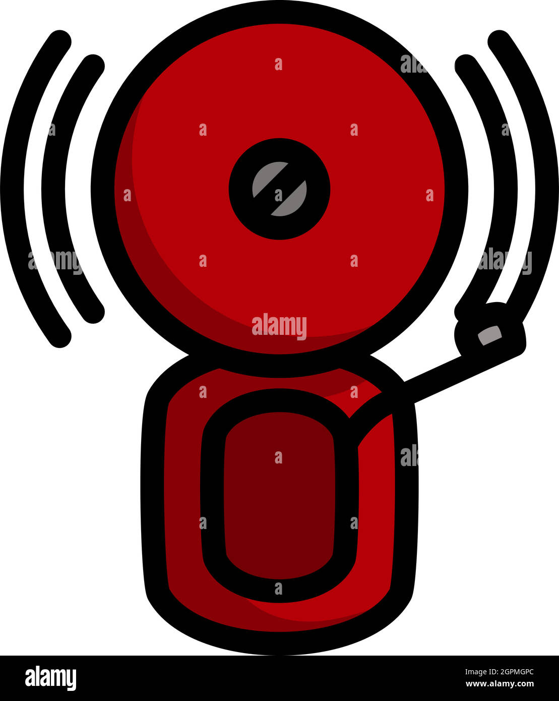 Emergency bell alarm Stock-Vektorgrafiken kaufen - Alamy