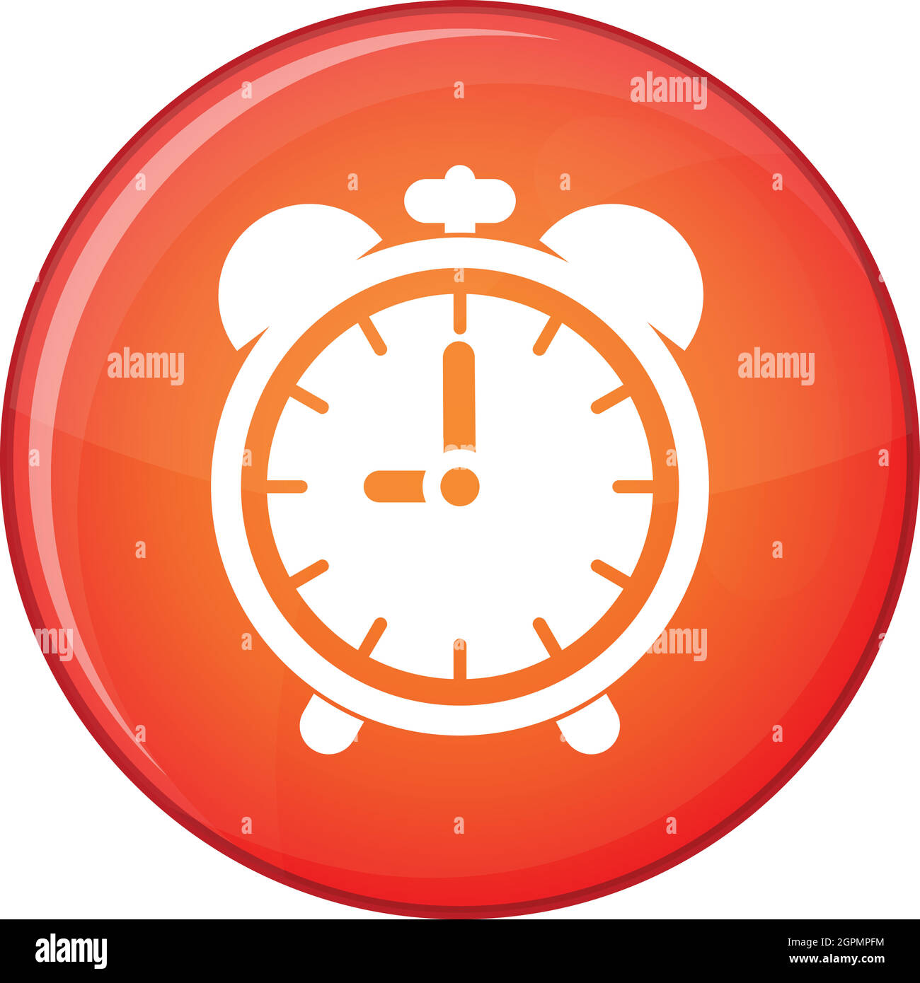 Clock time icon symbol flat -Fotos und -Bildmaterial in hoher Auflösung ...