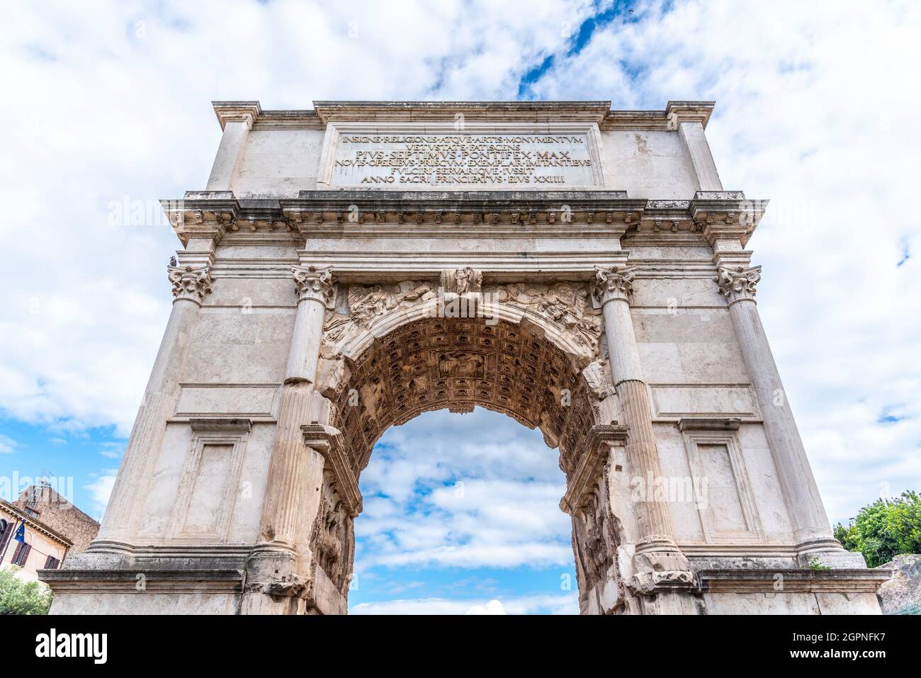 Bogen des titusdetails -Fotos und -Bildmaterial in hoher Auflösung – Alamy