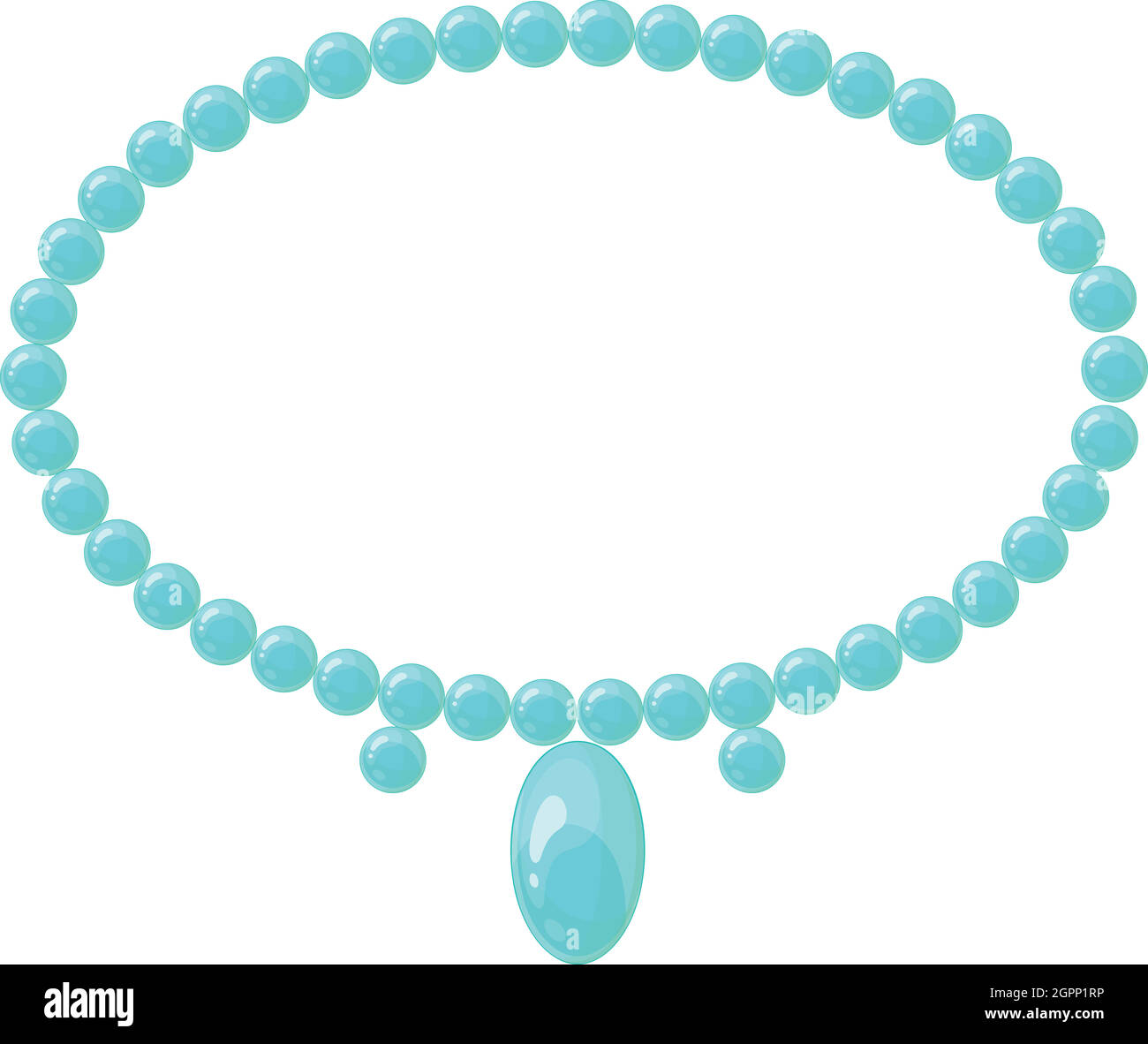 Pearls necklace Stock-Vektorgrafiken kaufen - Alamy