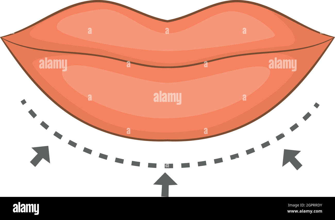 Cartoon lips Stock-Vektorgrafiken kaufen - Alamy