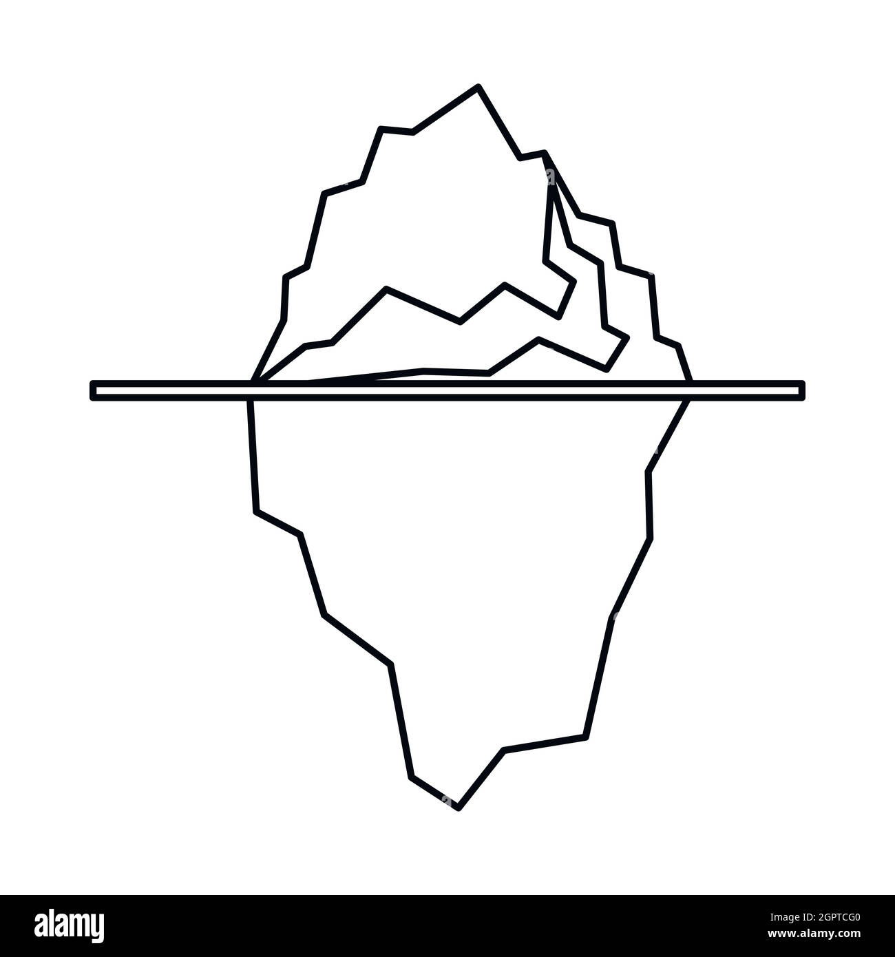 Eisberg symbol -Fotos und -Bildmaterial in hoher Auflösung – Alamy