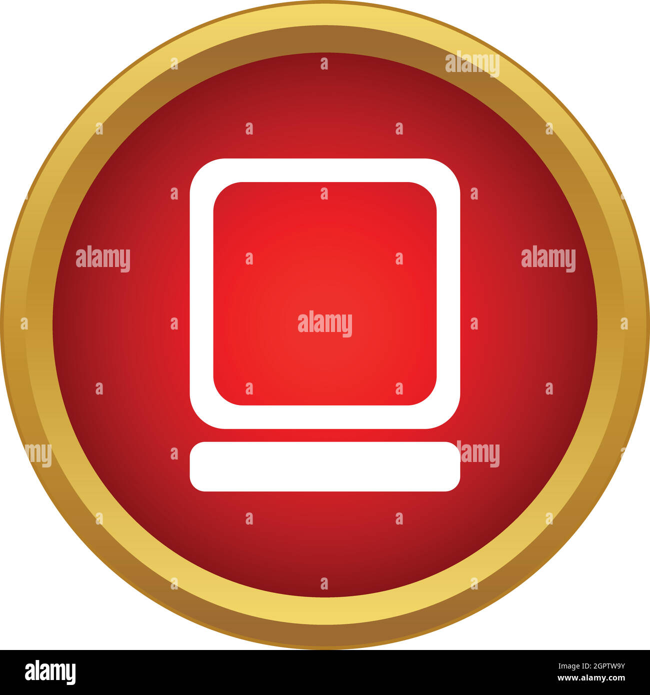Einfaches Computersymbol