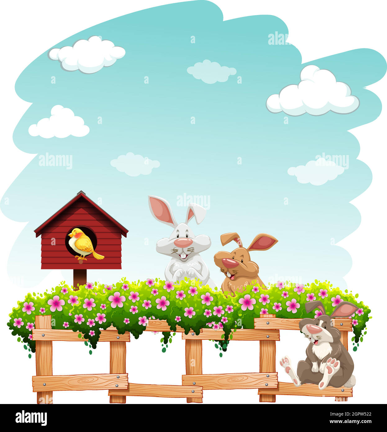 Zaun sollte Stock-Vektorgrafiken kaufen - Alamy