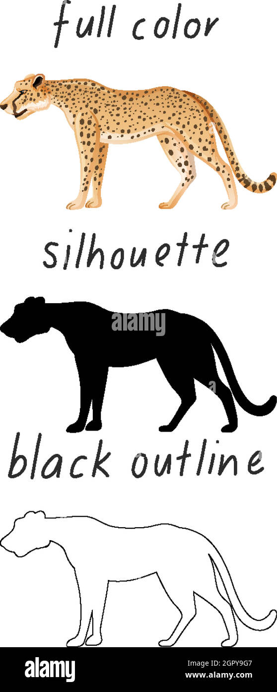 Leoparden silhouette -Fotos und -Bildmaterial in hoher Auflösung – Alamy