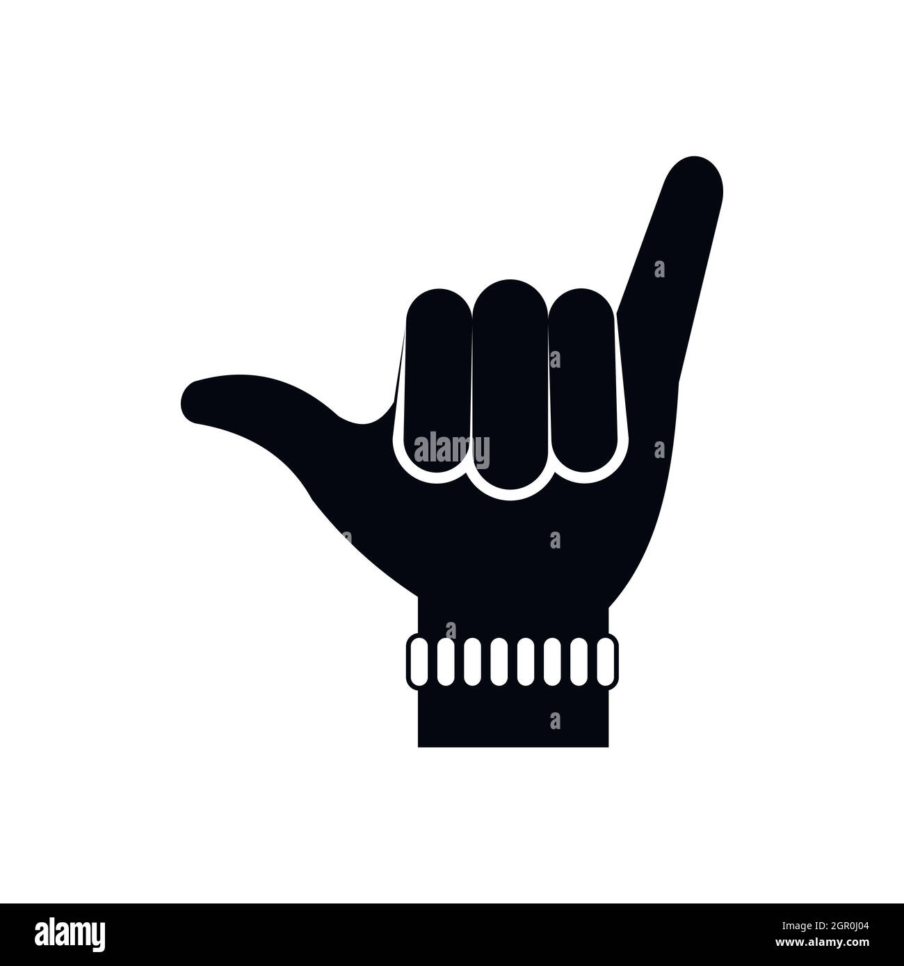 Shaka symbol Stock-Vektorgrafiken kaufen - Alamy