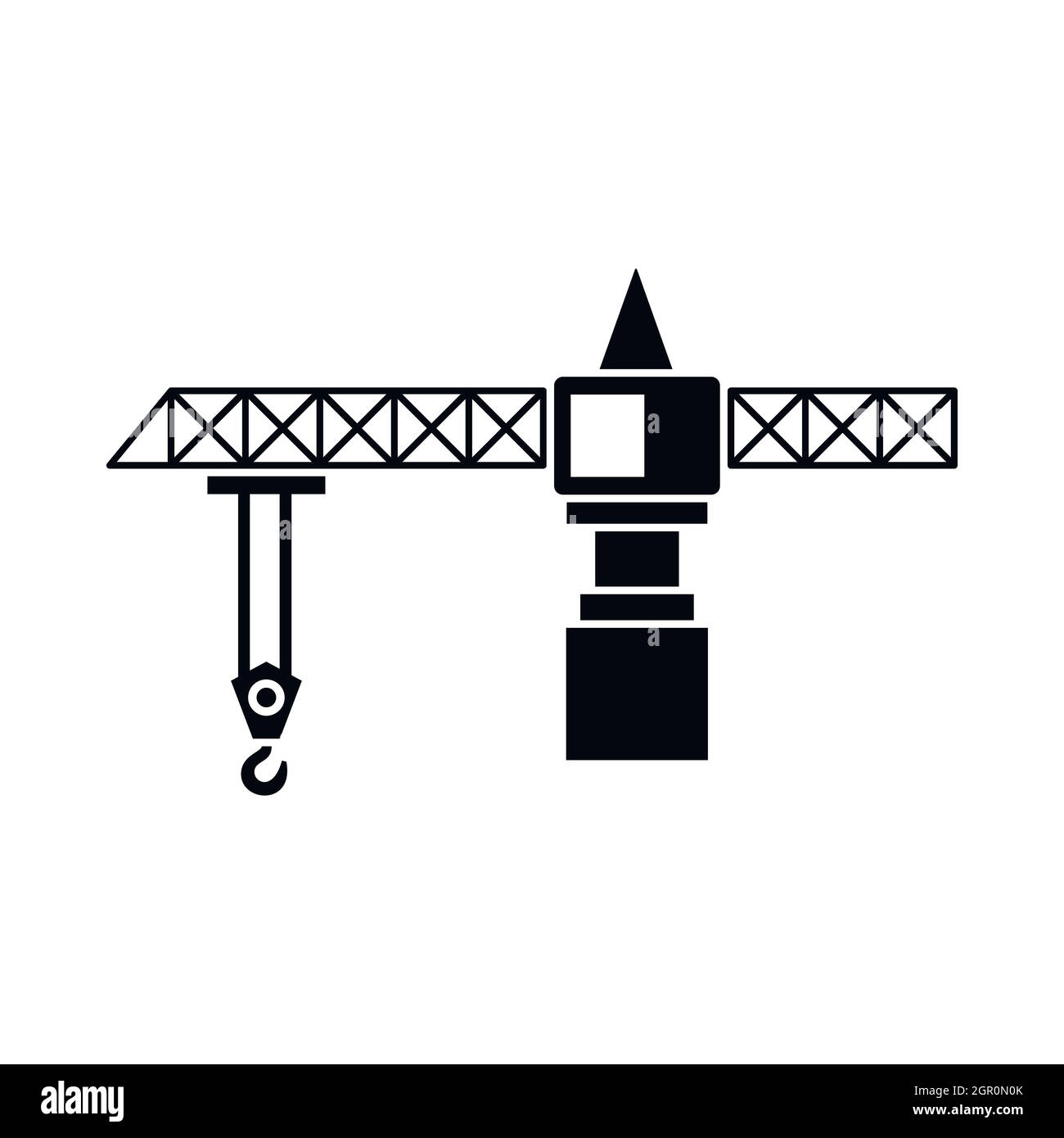 Kran symbol Ausgeschnittene Stockfotos und -bilder - Alamy