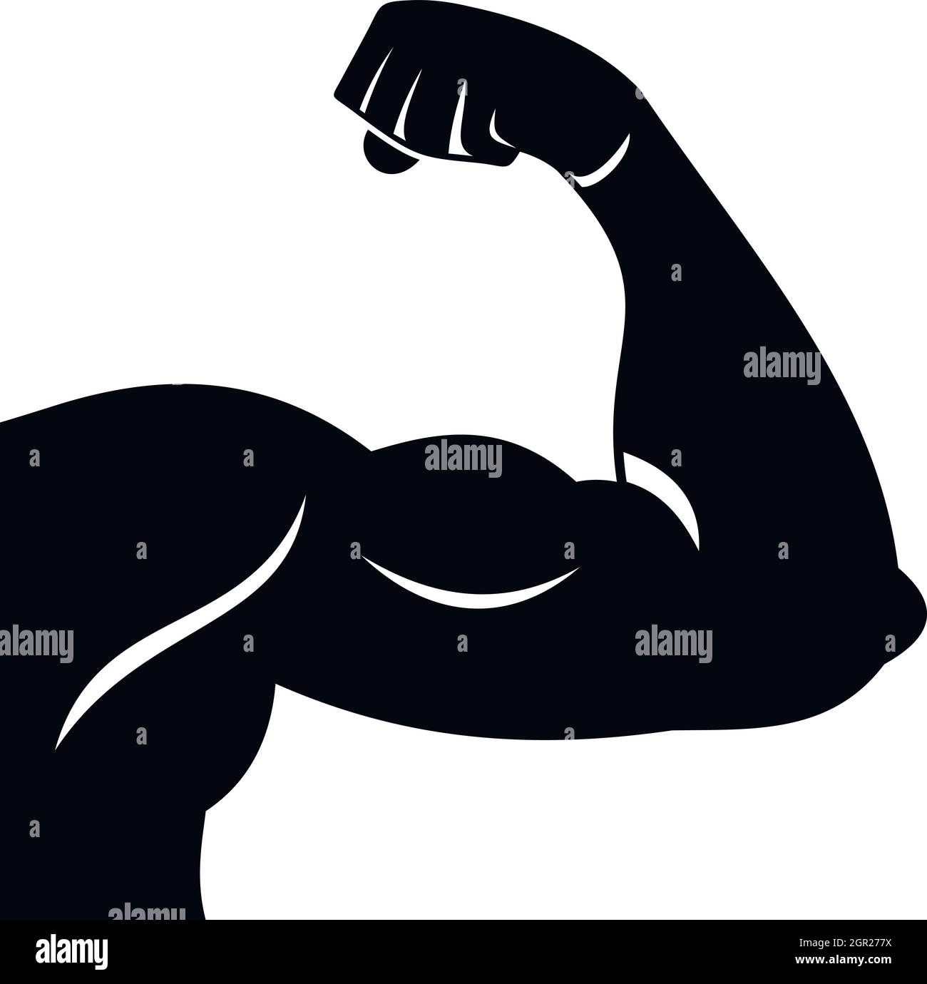 Bizeps icon -Fotos und -Bildmaterial in hoher Auflösung – Alamy