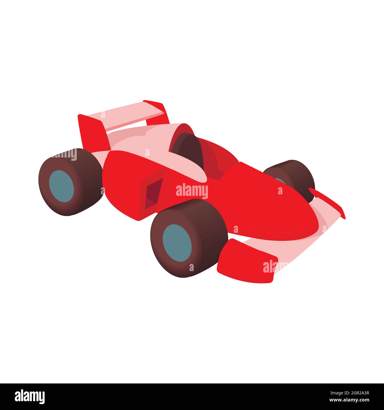 Red race car icon cartoon Stock-Vektorgrafiken kaufen - Alamy
