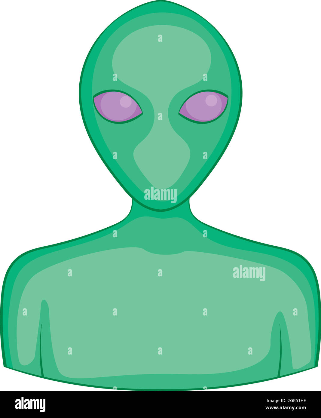 Alien cartoon Stock-Vektorgrafiken kaufen - Alamy